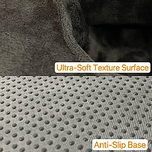 Xchouxer Couch and Bed Cup Holder Pillow, Sofa Refreshment Tray for Drinks/Remote Control/Snacks Holder (Brown)