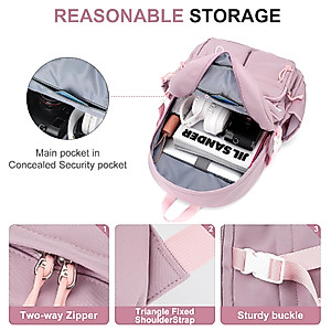 weradar Aesthetic College Backpack Women,Students Casual Travel Daypacks,High School Bookbags For Teen Girls,Cute School Backpack With Lots of Pockets(purple)