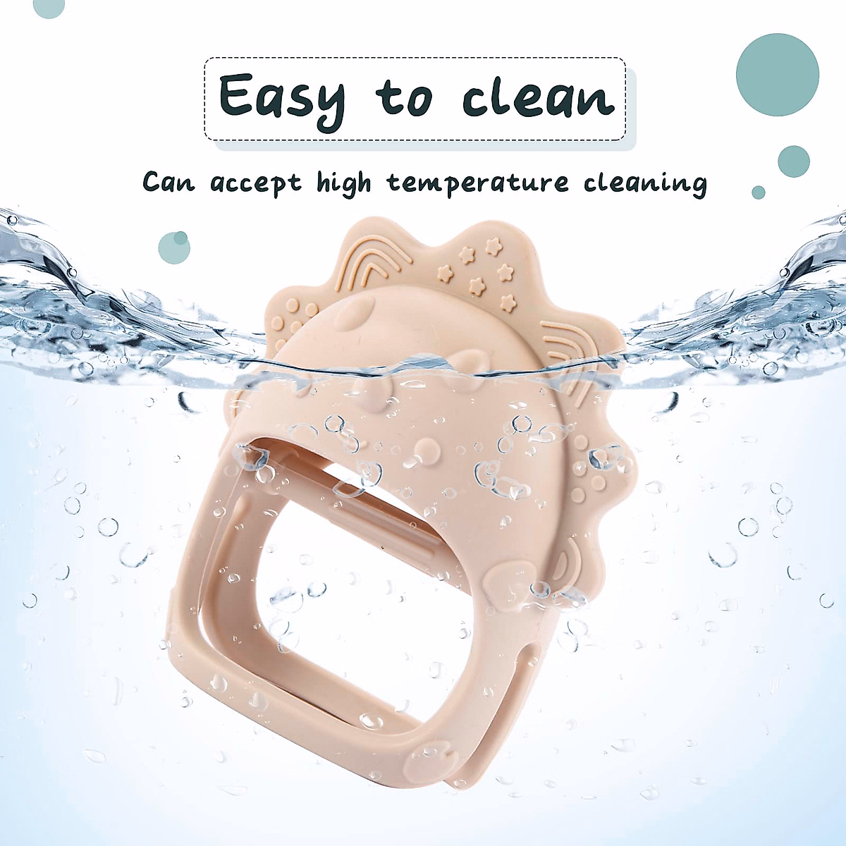 Baby Teething Toys, Teething Toys, Teethers for Babies 3-6 Months, Baby Chew Toys, BPA Free Teether Mitten with Soft Texture for Sensory Exploration and Itching Teething Relief