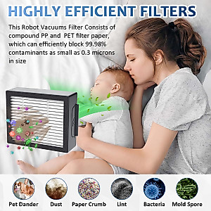 Eagleggo Replacement 4639161 High-Efficiency Filter for iRobot Roomba e, i, and j Series Robot Vacuums Filter