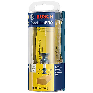 Bosch 84432MC 19/32 In. x 1/2 In. Carbide-Tipped Bullnose Router Bit