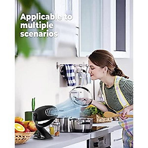 Kaylocheer Clip On Fan, Baby Stroller Fan, 4000mAh, 360° Rotation, Cool & Quiet, 3 Speeds, USB Charging, Convenient Travel Tool.(natural black)