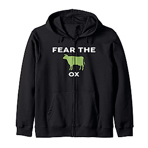 Fear The OX T-Shirt OXS Zip Hoodie