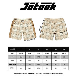 JOTOOK Men's Casual Drawstring Corduroy Shorts Elastic Waist Summer Shorts with Pocket Printed Shorts Medium Grey White Stripe