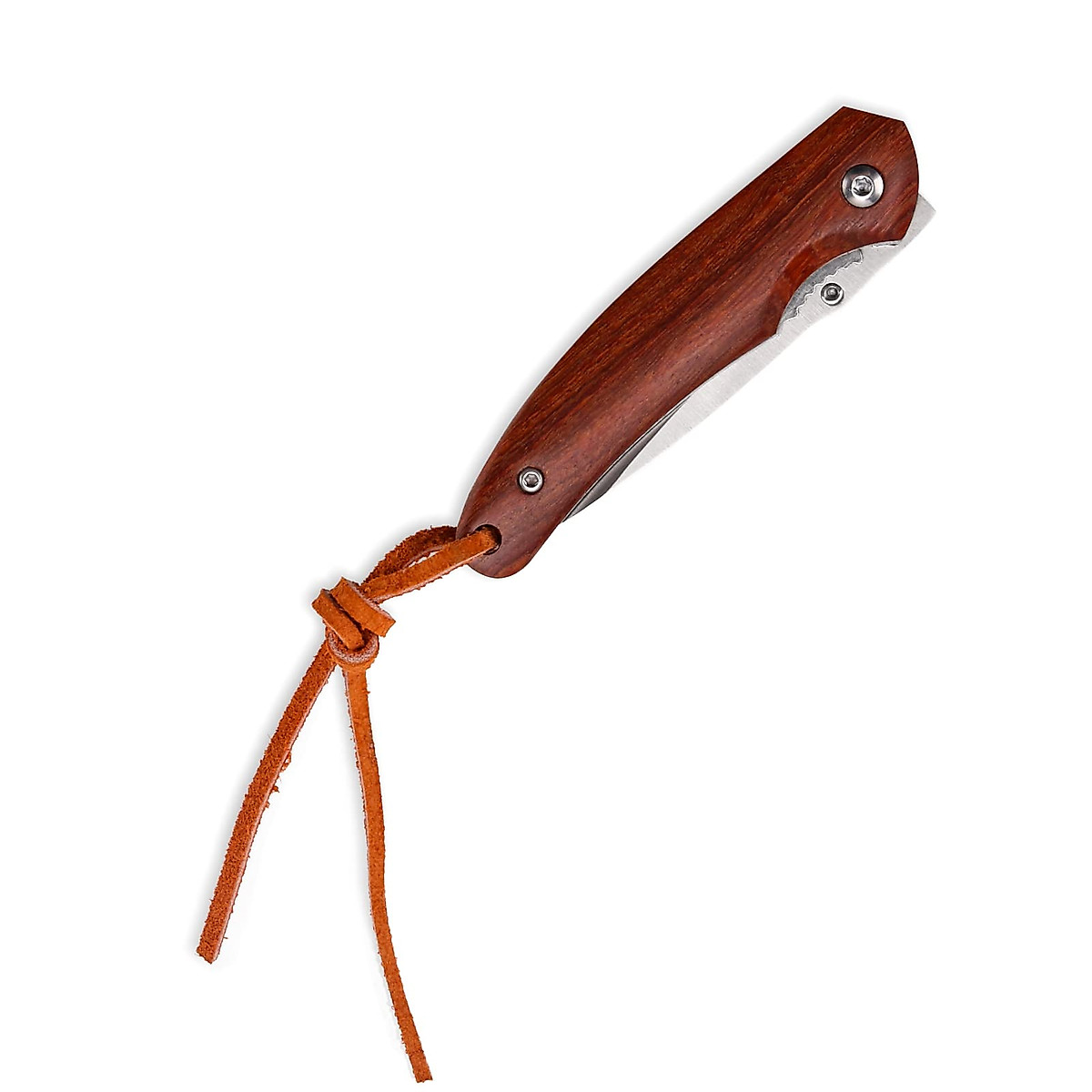 STANBIK Pocket Knife for Men,Pocket Knife with 2.4in 9CR18MOV Blade and Rosewood Handle for Outdoor, Tactical, Survival and EDC.