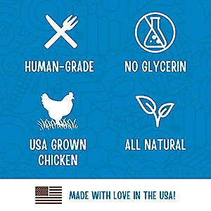 Full Moon Chicken Fillet Healthy All Natural Dog Treats Human Grade Made in USA 48 oz