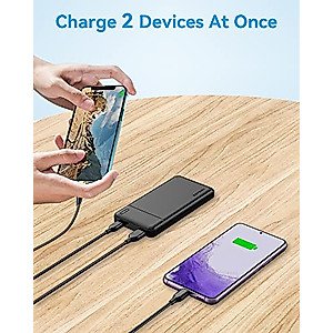 AsperX Portable Charger, PD 22.5W 10000mAh USB C Power Bank Fast Charging, Daul Output Portable Phone Charger Battery Pack Charger Portable for iPhone 14/13/12/11, Samsung S21/22 Google iPad and More