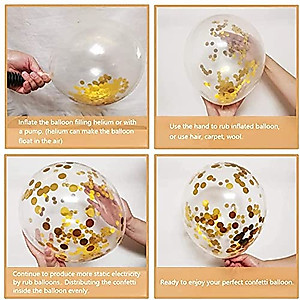 Brown and Nude Latex Balloons Set, 50 Pcs 12 Inch Tan Brown Nude White Gold Confetti Party Balloons for Birthday Baby Shower Engagement Wedding Anniversary Party Decorations