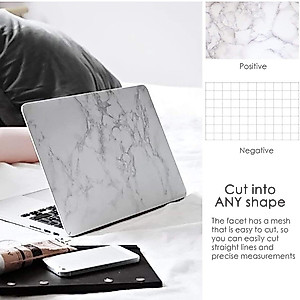 Boeoanay 16"x 400" Marble Wallpaper Granite Grey White Vinyl Film Self Adhesive Removable Peel and Stick Countertop Paper Decorative Furniture Cabinet Waterproof