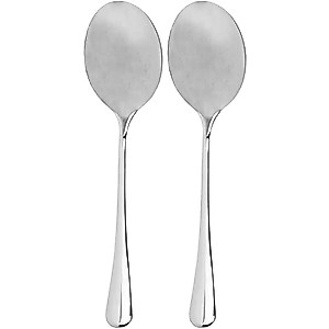 Cornucopia Stainless Steel X-Large Serving Spoons (2-Pack), Serving Utensil, Buffet & Banquet Style Serving Spoons-(2 Spoons)