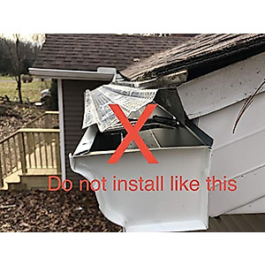 A-M Gutter Guard - Aluminum 5" (50 Feet, Mill Finish)