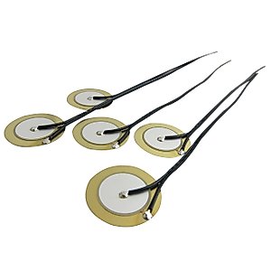 Goedrum Pack of 5 Prewired 35mm Piezo Disc