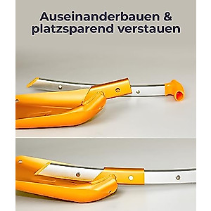 AceCamp Lightweight Collapsible Snow Shovel, Portable Adjustable Aluminum Emergency Shovel, Foldable Telescopic Winter Shovel for Car, Camping, Home