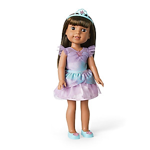 American Girl WellieWishers 14.5-inch Doll 2-in-1 Sparkly Mermaid Outfit with Headband and Ballet Flats, For Ages 4+