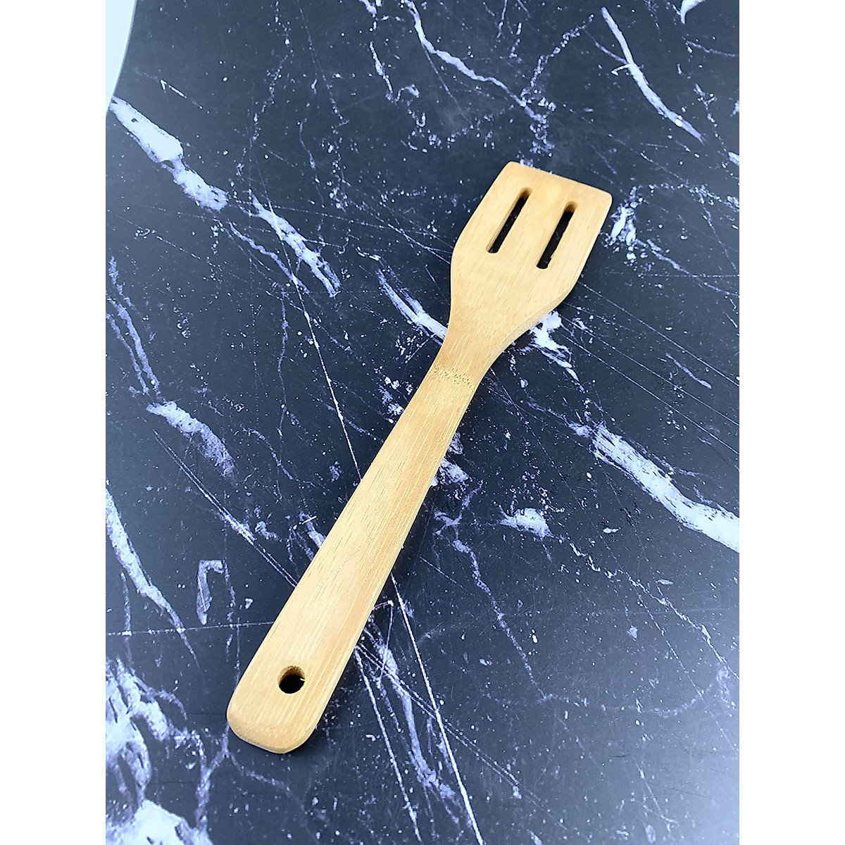 JapanBargain, Bamboo kitchen Utensil set Cooking Utensil Set Cooking Spatula Fork Spoon Turner for Non Stick Cookware (1, 5 in 1)