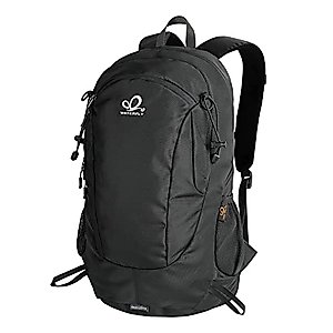 WATERFLY Lightweight Day Hiking Backpack: Travel Waterproof Daypack Trekking Bagpack Hike Day Bag for Camping Climbing Man Woman
