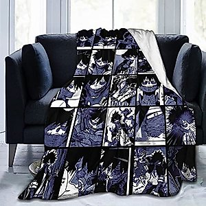 Anime Blankets Soft Plush Flannel Fleece Throw Blankets for Couch Sofa Bedding Living Room 60"x50"