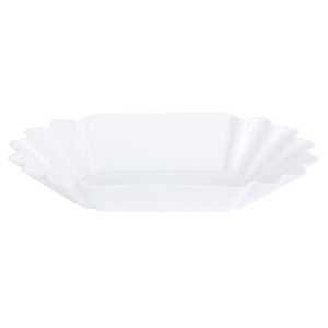 Coffee Bean Tray, Food Coffee Bean Display Dish Sample Tray Storage Container Kitchen Accessory(White)
