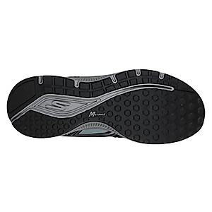 Skechers mens Go Run Consistent - Performance Running & Walking Shoe Sneaker, Black/Grey, 10 US