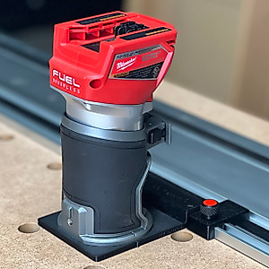 ToolCurve Guide Rail Adapter Compatible with Milwaukee Router - Made in USA