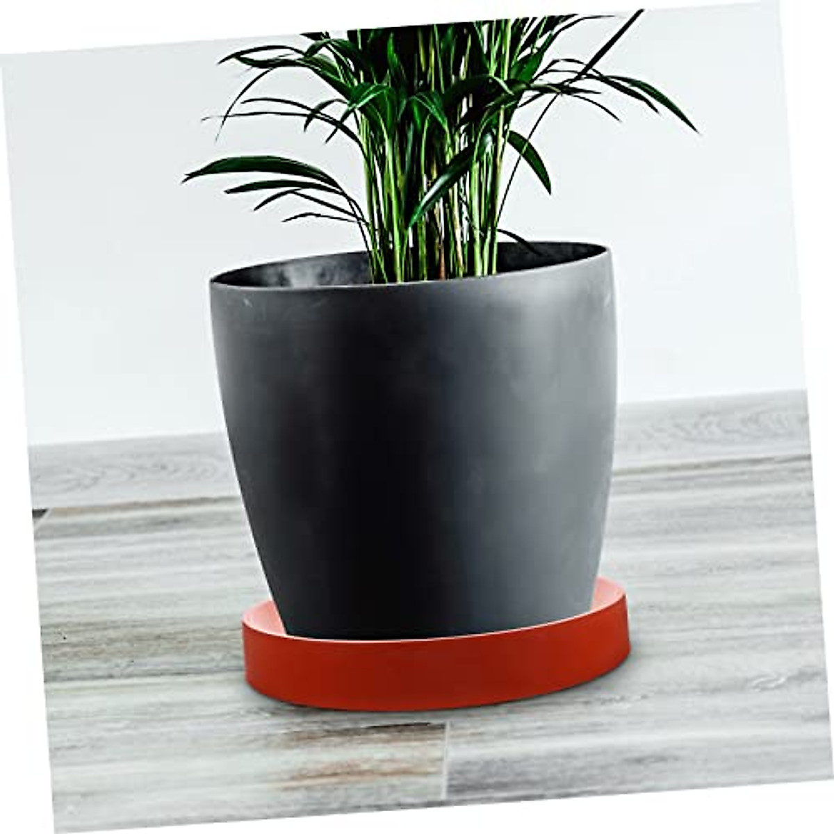 Abaodam Rolling Flower Pot Tray Serving Tray Round Carts with Wheels Heavy Duty Planters for Indoor Plants Flower Pot Saucer Plastic Pot Saucer Flower Pot Trolley Plants Caddy on Wheels Pp