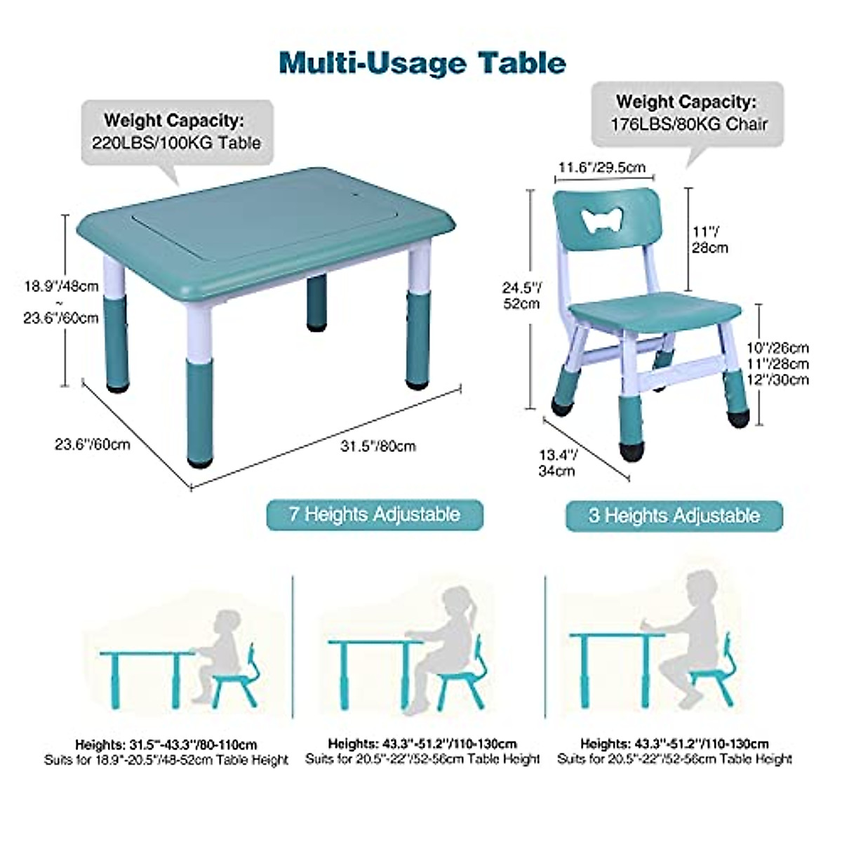 RedSwing Multi Activity Table, Blue