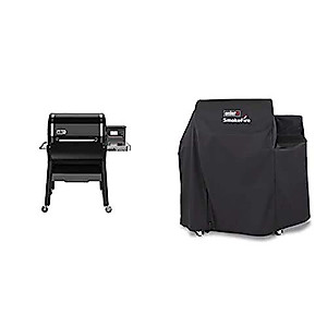 Weber SmokeFire EX4 Wood Fired Pellet Grill (2nd Gen) with Cover