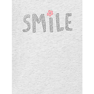 Simple Joys by Carter's Girls 4-piece Top And Set Fashion Vest, Floral/Olive, 5T US