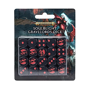 Games Workshop Retail Inc. AoS Soulblight Gravelords Dice Set, 99220207008