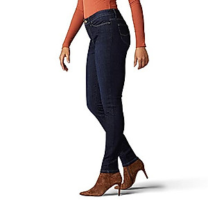 Lee Women's Sculpting Slim Fit Skinny Leg Jean, Slumber, 14