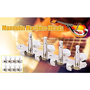 Mandolin Tuning Pegs, 4L4R Machine Heads String Tuning Pegs for 8 Strings Mandolin Instruments Accessory Other string instrument accessories