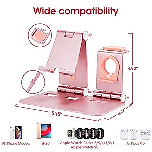 Fingic for 3 in 1 Charging Station for Samsung Galaxy S24 Ultra/S24+Plus/S24/Watch 7/6/5/4/3,AirPod Pro,Charge Stand with iPhone 15 Pro Max/15 Pro/Plus/15/14/14 Pro Max/14 Pro/14 Plus/iPhone 13/12