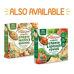 Happy Tot Organics Love My Veggies Stage 4, Zucchini, Pear, Chickpeas & Kale, 4.2 Ounce Pouch (Pack of 16) packaging may vary