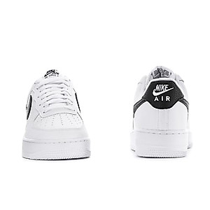 Nike Air Force 1 '07 Men's Shoes (White/Black, us_Footwear_Size_System, Adult, Men, Numeric, Medium, Numeric_6)