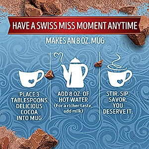 Swiss Miss Milk Chocolate Flavored Hot Cocoa Mix, 22.23 OZ Canister