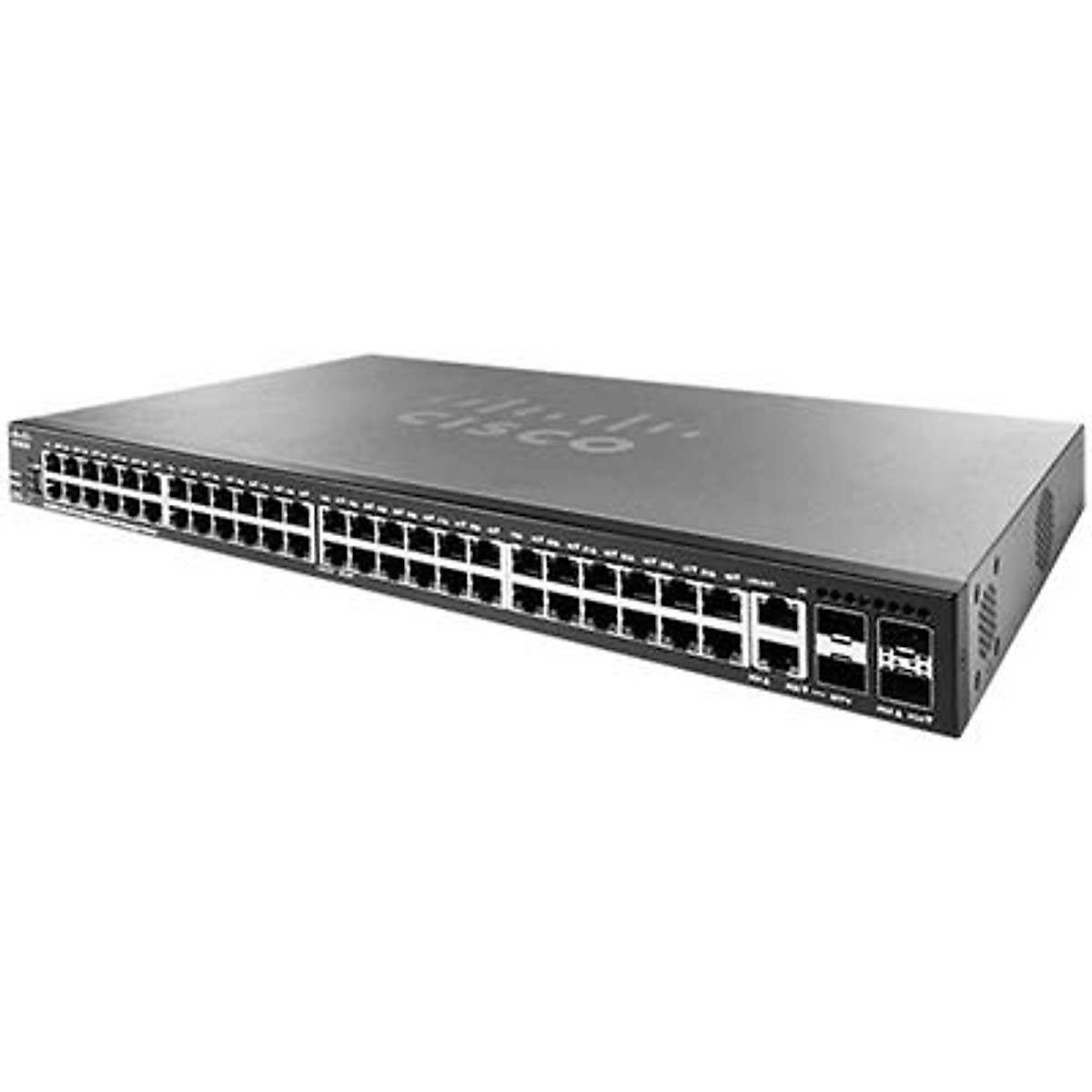 Cisco SG350X-48MP 48-Port Gigabit PoE Stackable Managed Switch + Essential Accessories