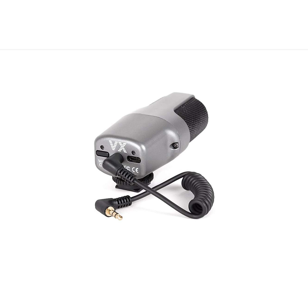 Wooden Camera VX Skateboard Camera Microphone | Digital Signal Processor | Clearly Record Action Sports Sounds | Include 3.5mm TRS Coiled Cable | 48 Hours Battery Operation