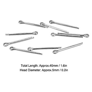 10pcs Disc Brake Pads Lock Pins, Stainless Steel Safety Pin Accessories