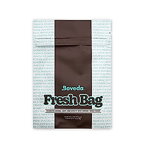 Boveda Fresh Bag Travel Bag for Up To ½ oz – 1 Mylar Bag Preloaded with Boveda 2-Way Humidity Pack 62% RH Size 4 – Humidity Pack in Resealable Bag