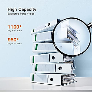 E-Z Ink (TM) Remanufactured Ink Cartridge Replacement for Epson 702XL 702 T702XL T702 to use with Workforce Pro WF-3720 WF-3733 WF-3730 Printer (5 Pack)