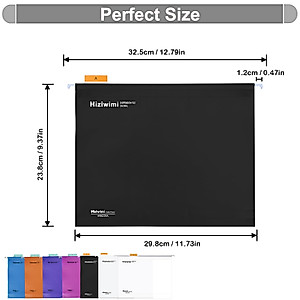 30 Pcs PP Hanging File Folders Letter Size,Black Hanging Folders with Tabs,File Folders for Filing Cabinet Hanging Files for Bulky Files,Medical Charts,Office AMD School Desktop File Storage