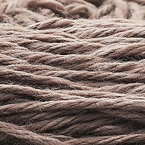 Lion Brand Yarn (1 Skein) Touch of Alpaca Yarn, Jade, Mochaccino, 1 Pack