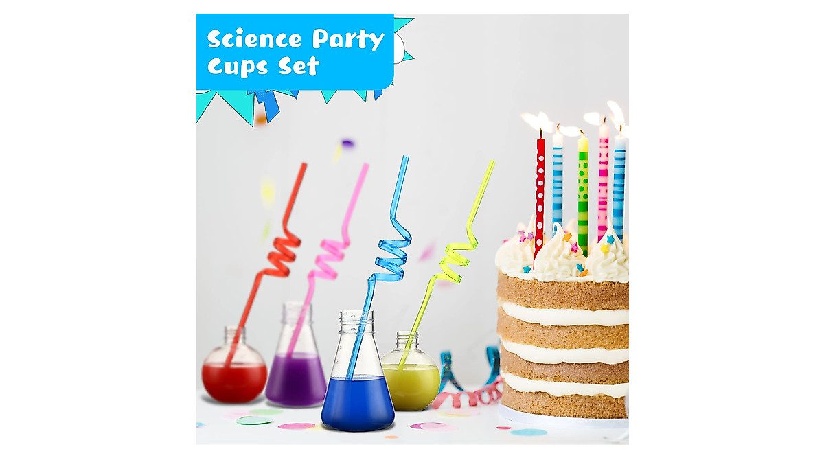Fun Tanlade Science Party Cups Set – 32 Pieces