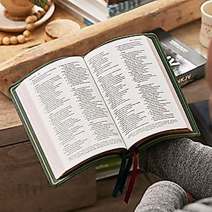 NKJV, Thinline Reference Bible, Large Print, Premium Goatskin Leather, Green, Premier Collection, Red Letter, Comfort Print: Holy Bible, New King James Version