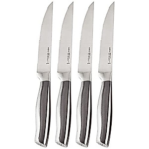 HENCKELS Graphite Razor-Sharp 4-pc Steak Knife Set, German Engineered Informed by 100+ Years of Mastery