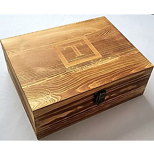 Cocktail Smoker Kit - Bourbon/Whiskey/Brandy Old Fashioned Smoker Kit with Torch, Four (4) Types of Natural Wood Chips, Stainless Ice Stones, and More - Gift for Men
