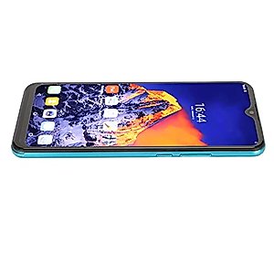 FOTABPYTI Smart Phone, Face Recognition 3 Card Slots 6.5 Inch Cell Phone 5MP Front 13MP Rear Camera 100-240V Ultra Thin MT6580 CPU Processor for Android 10 for Adults (US Plug)