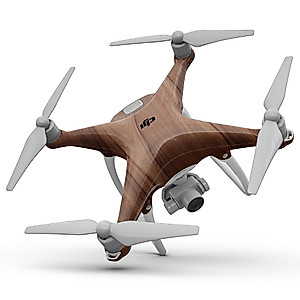 Design Skinz Design Skinz Smooth-Grained Wooden Plank Full-Body Wrap Decal Skin-Kit Compatible with The Drone DJI Phantom 4 Pro