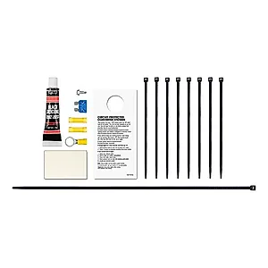 CURT 56351 Vehicle-Side Custom 4-Pin Trailer Wiring Harness, Fits Select Ford Fusion , Black