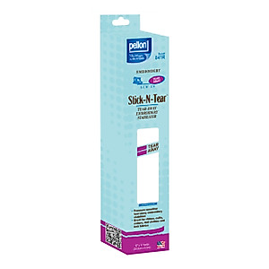 Pellon Stick-N-Tear Embroidery Stabilizer-12 X6 Yards White